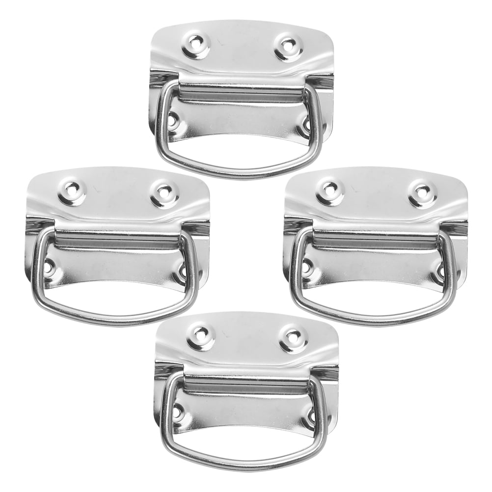 MLINS 4pcs Cabinets Ring Chest Handles Industrial Iron Chest Pull ...