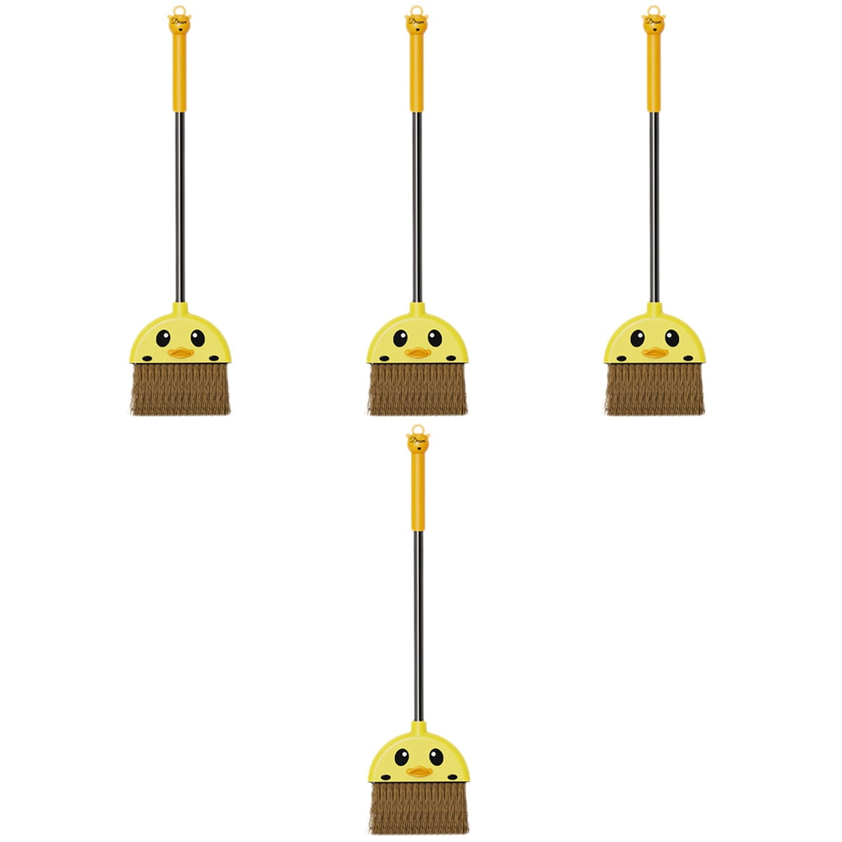 MLINS 4pcs Cartoon Small Broom Kids Plastic Broom Cute Toddler Broom ...