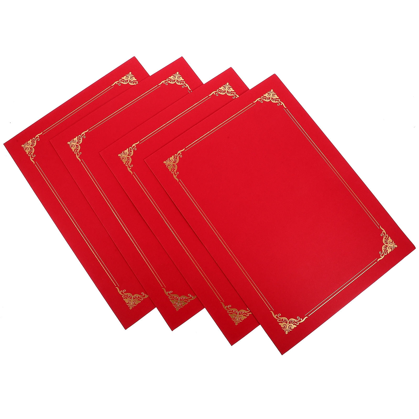 MLINS 4pcs Certificate Cover Document Cover Certificate Protector ...