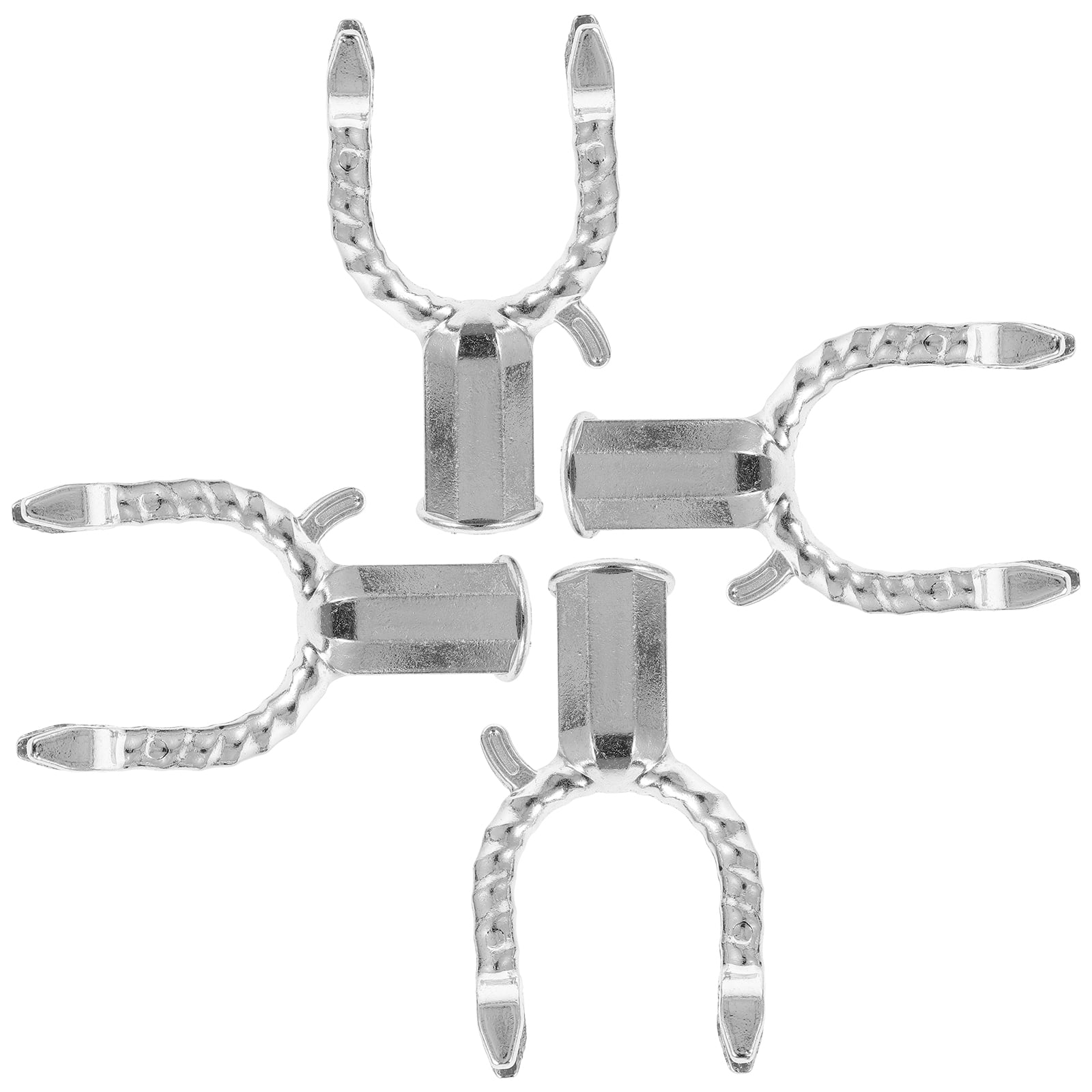 MLINS 4pcs Clothes Rail Fork Clothing Laundry Fork Head Replacement ...