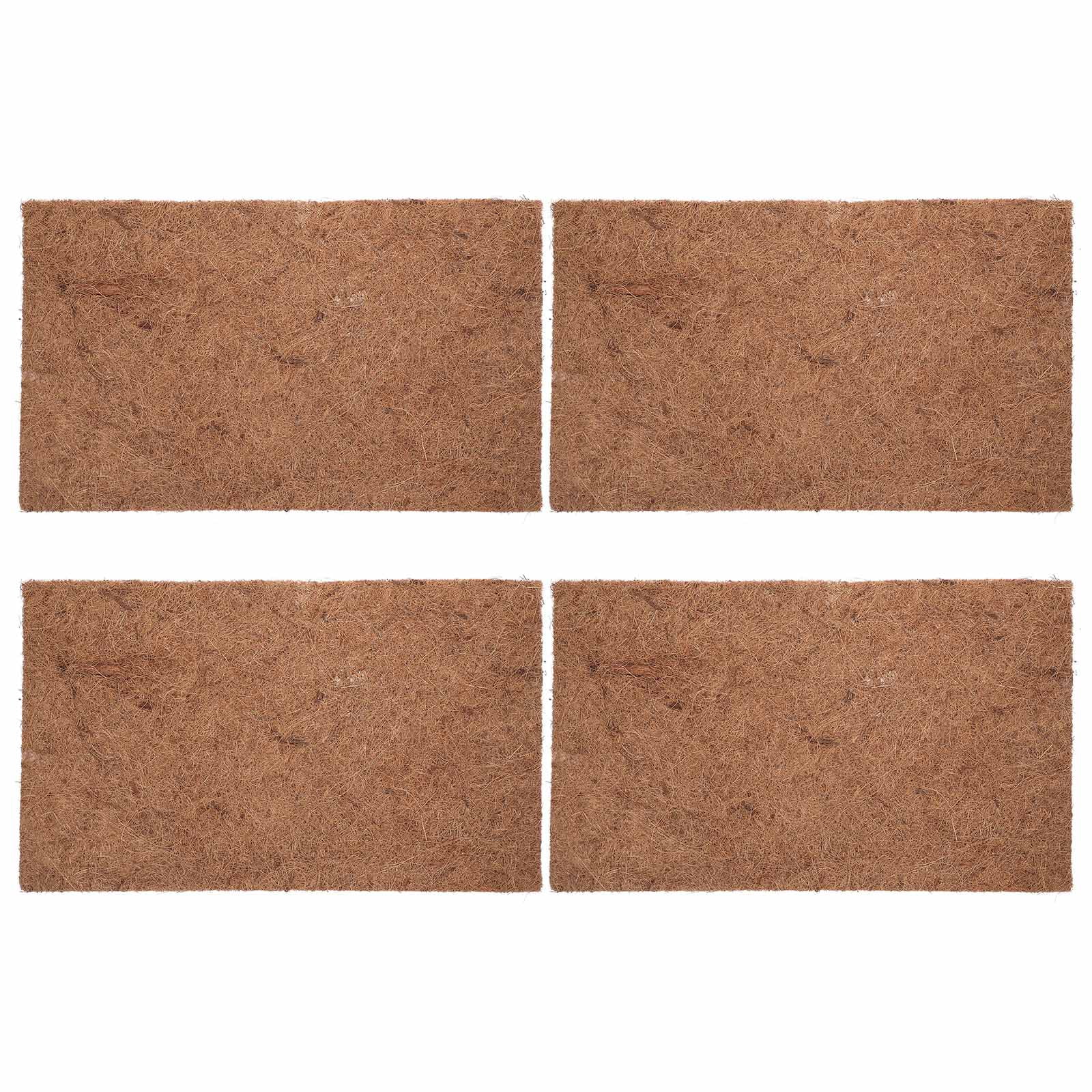 MLINS 4pcs Coconuts Fiber Reptile Mat Terrariums Natural Reptile Tank ...