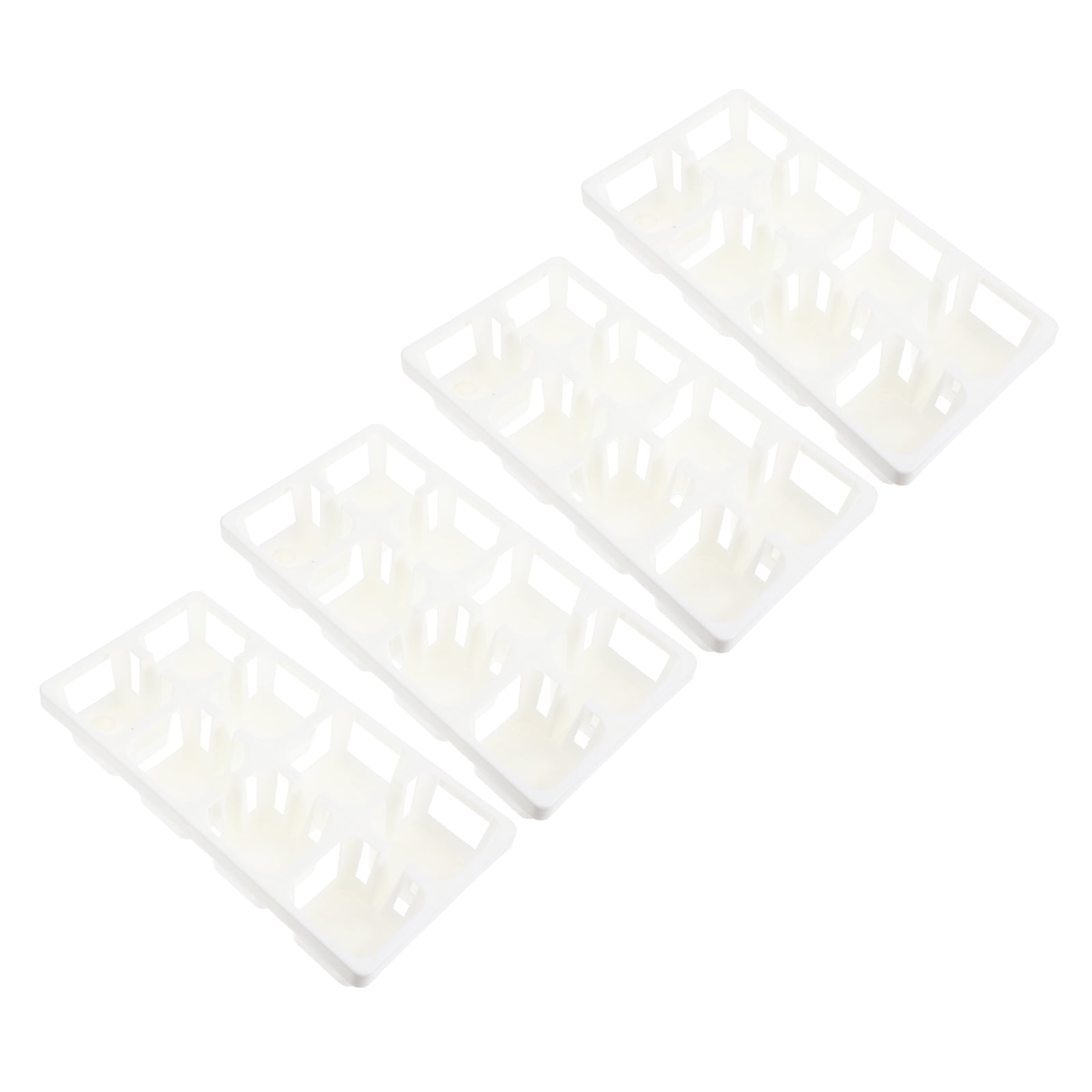 MLINS 4pcs Compact 8-Hole Nursery Pot Bracket Plastic Plant Germination ...