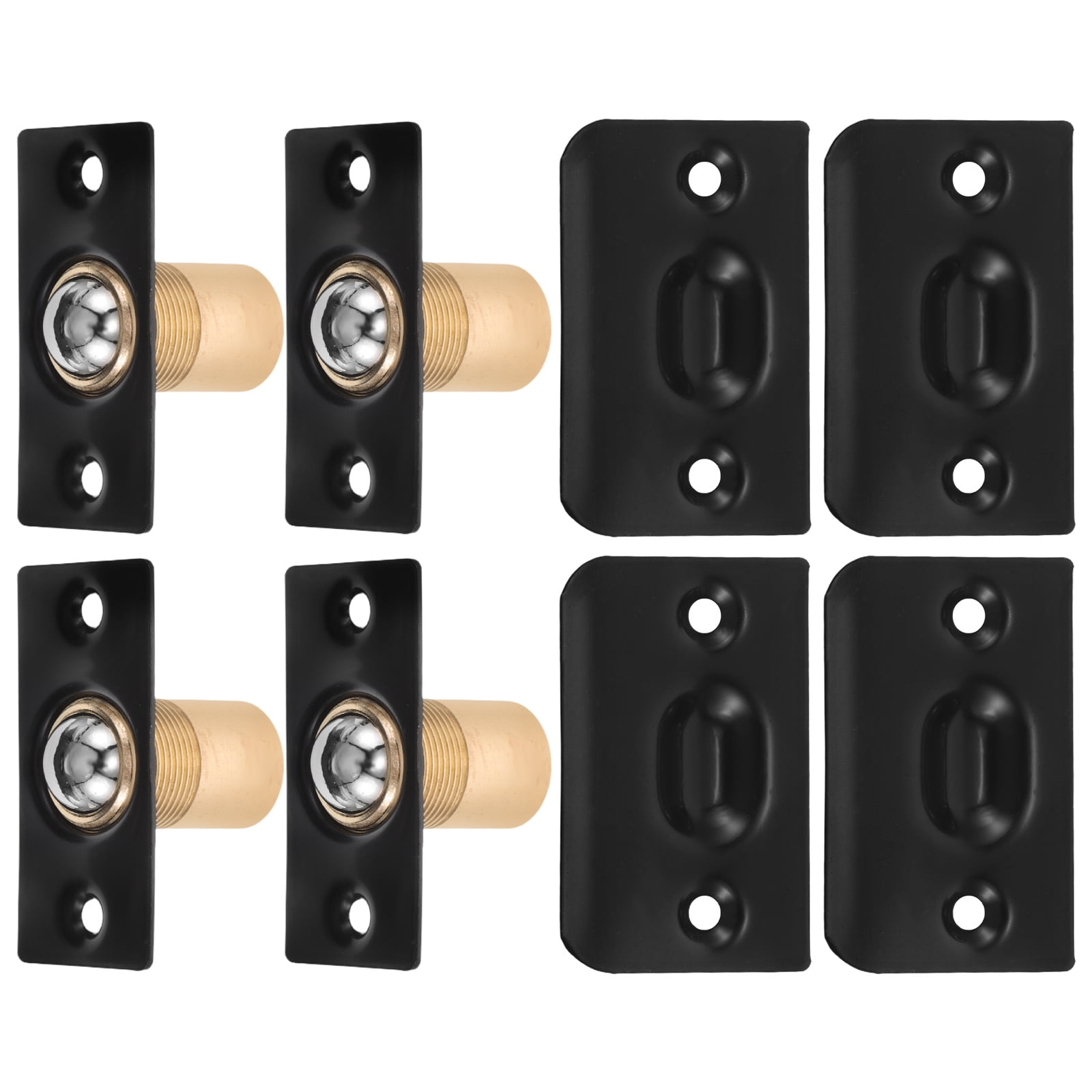 MLINS 4pcs Copper Stainless Steel Adjustable Door Ball Catch Secure ...