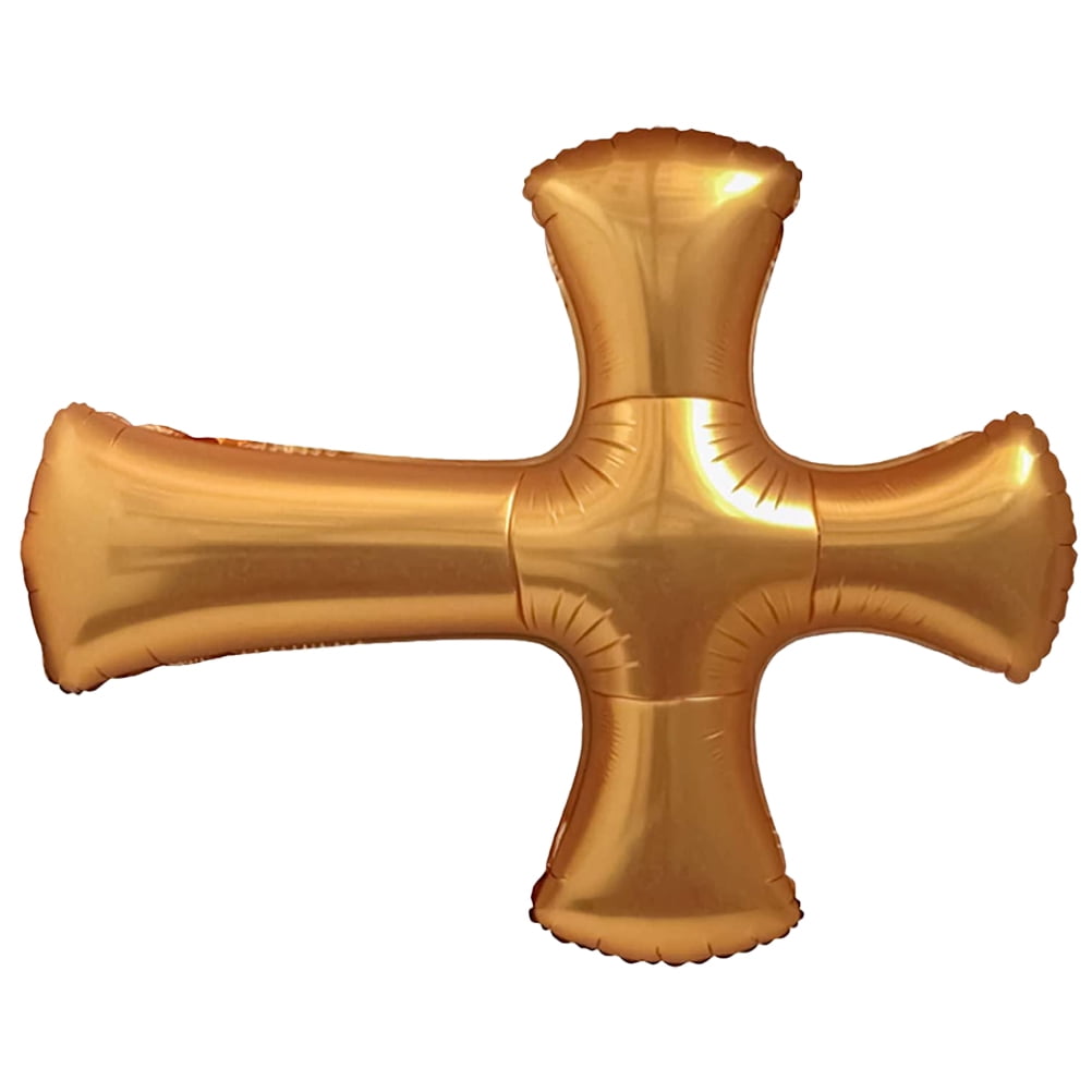 MLINS 4pcs Cross Design Balloon Cross Shape Balloons Festival Balloons ...