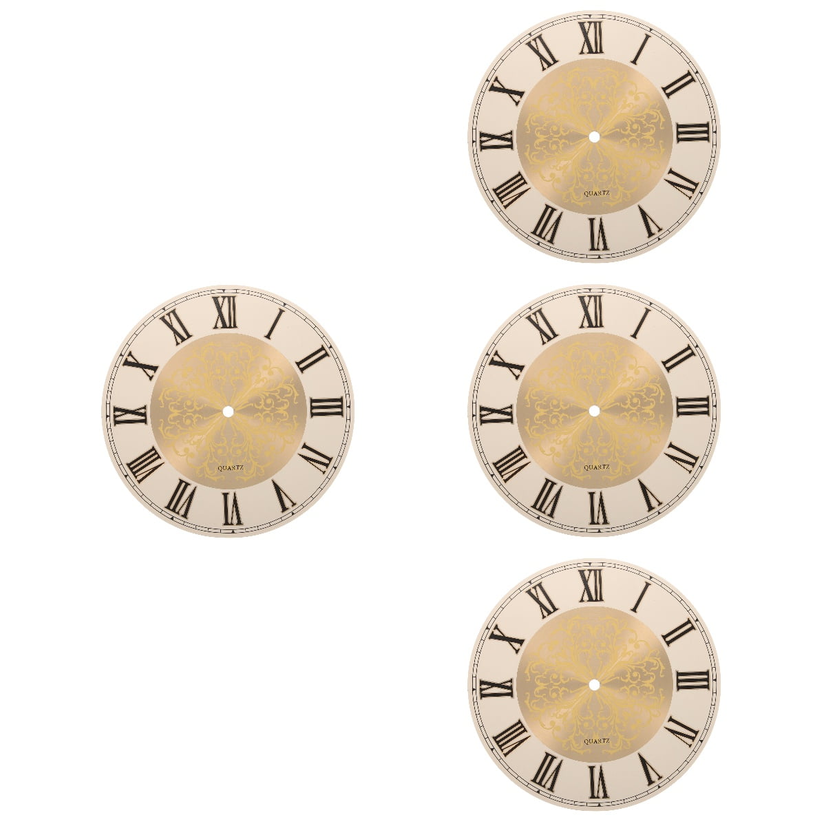 MLINS 4pcs DIY Clock Practical Dial Clock Dial Replacement Clock Dial ...