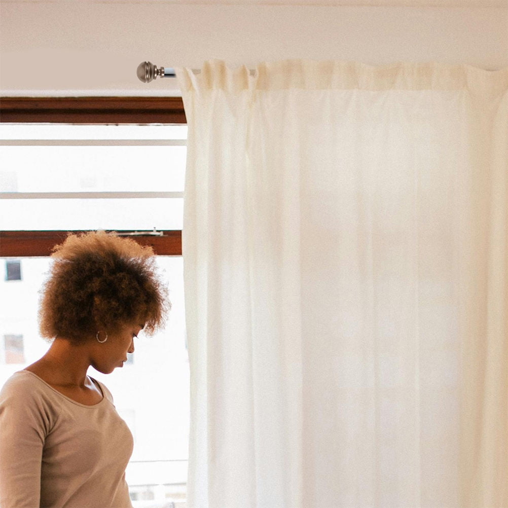 MLINS 4pcs Decorative Curtain Rods Finials Ends Modern Curtain Rod End ...