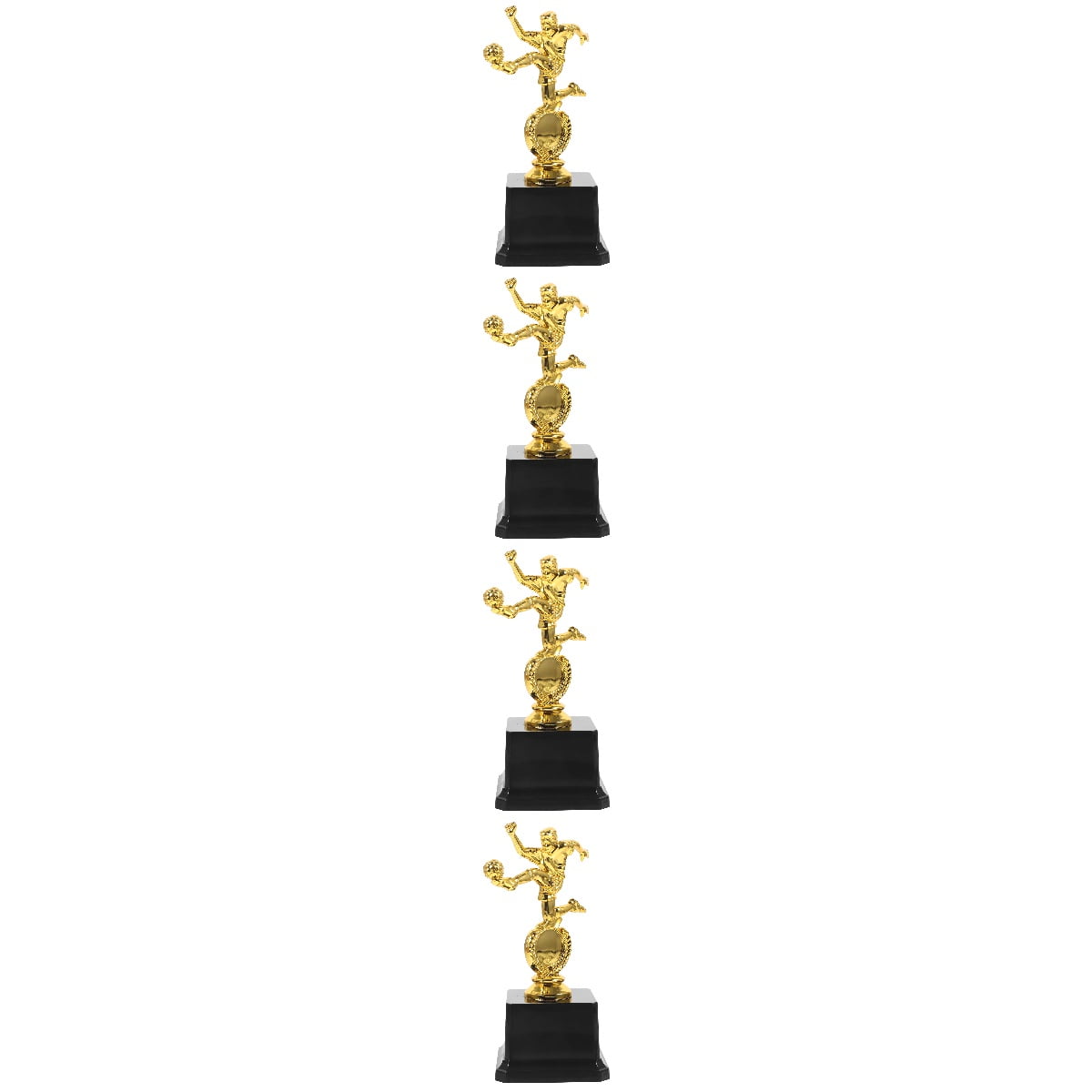 MLINS 4pcs Delicate Soccer Trophy Athlete Trophy Gift Table Trophy ...