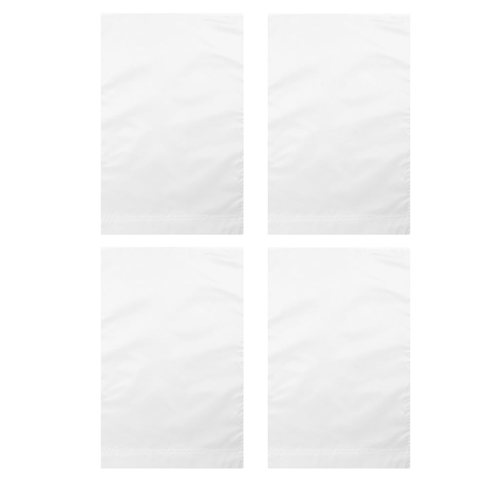 MLINS 4pcs Diy Garden Flag Blank White Garden Flags Writable Yard Flags ...