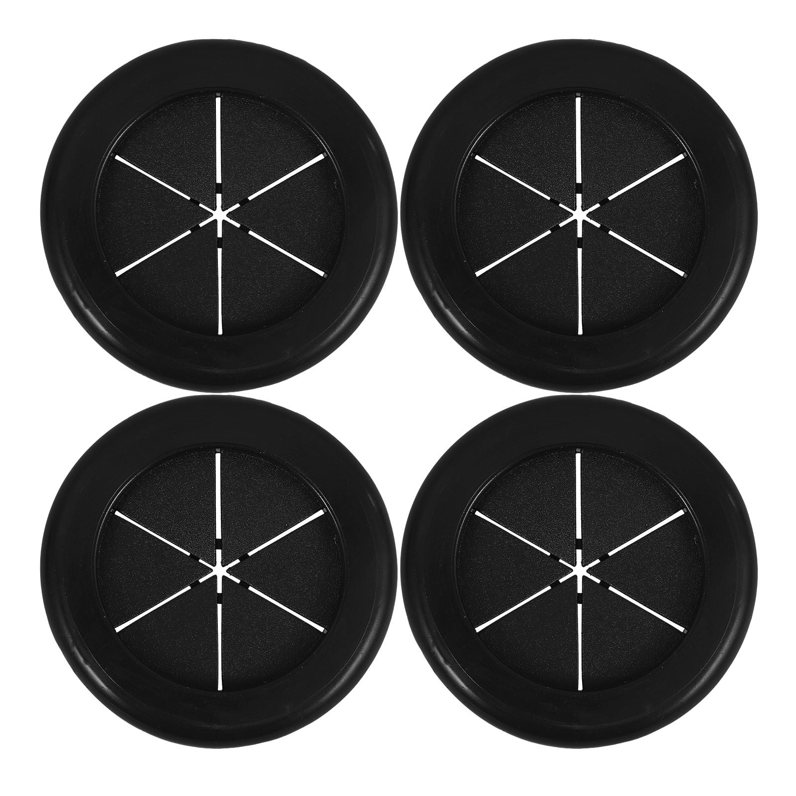 MLINS 4pcs Dual Sided Cable Grommet Black Rubber Grommets Wire ...