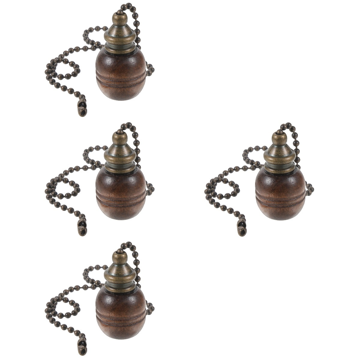 MLINS 4pcs Extension Fan Pull Chain Ceiling Fan Chain Dark Attic Pull ...