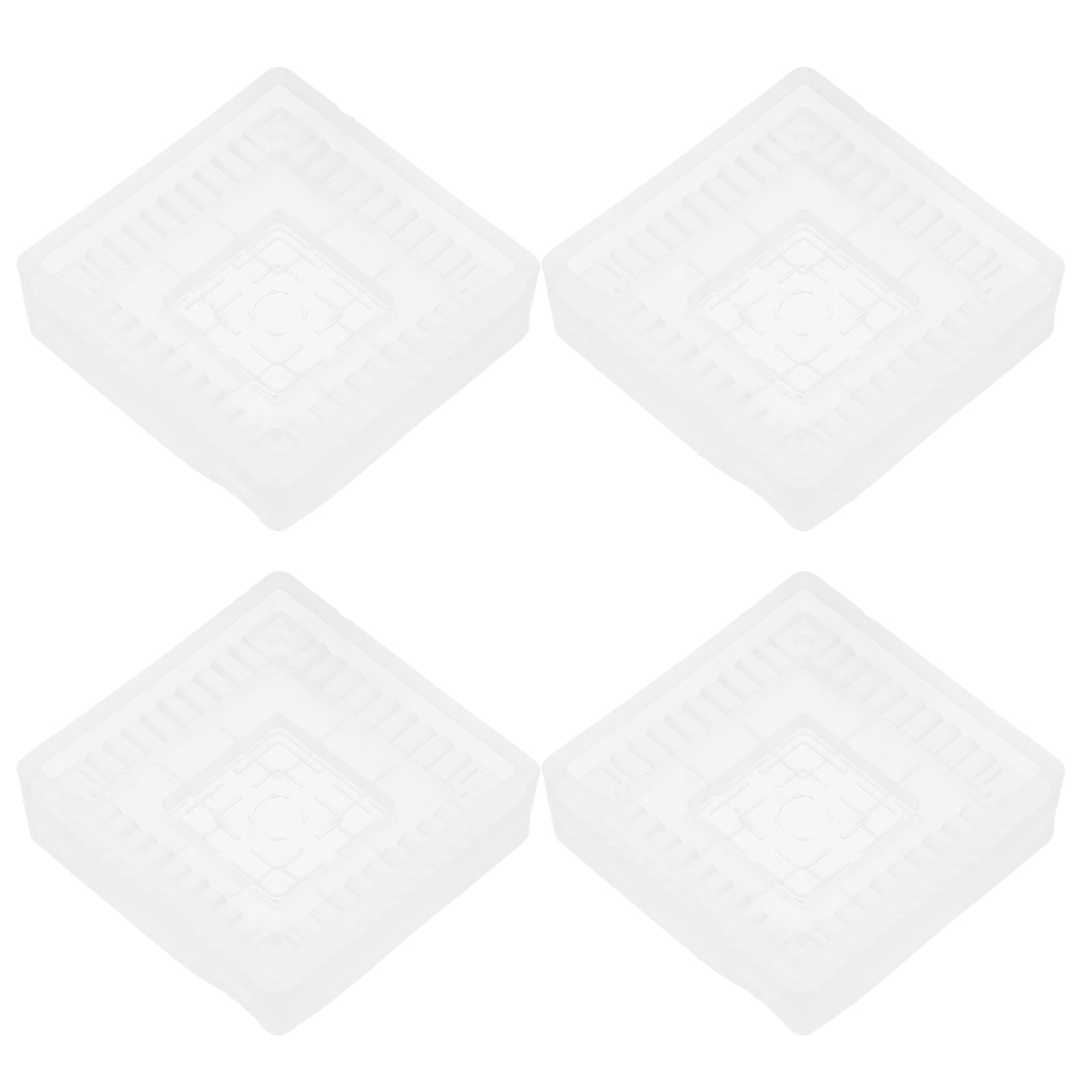 MLINS 4pcs Furniture Leg Caps Chair Leg Floor Protectors Desk Foot ...