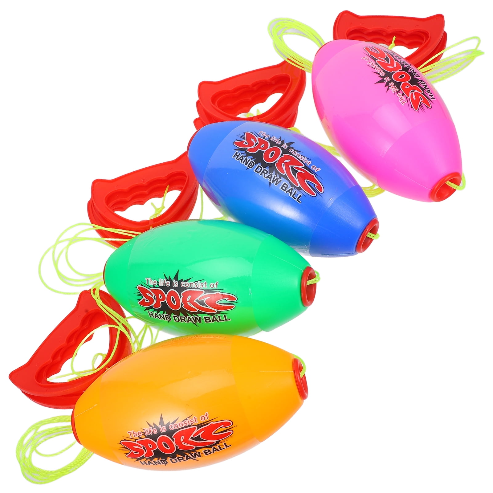 MLINS 4pcs Hand Pulling Balls Double Player Sliding Ball Fitness Game ...