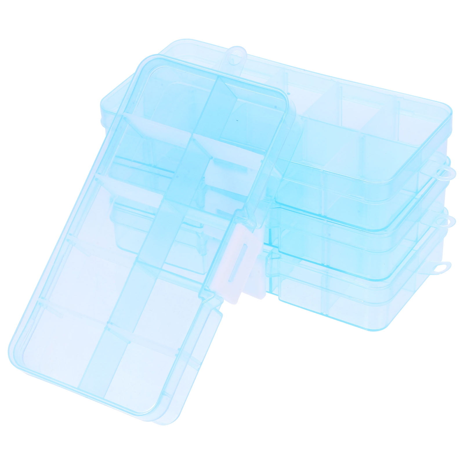 MLINS 4pcs Hardware Plastic Storage Box Compartments Storage Box ...