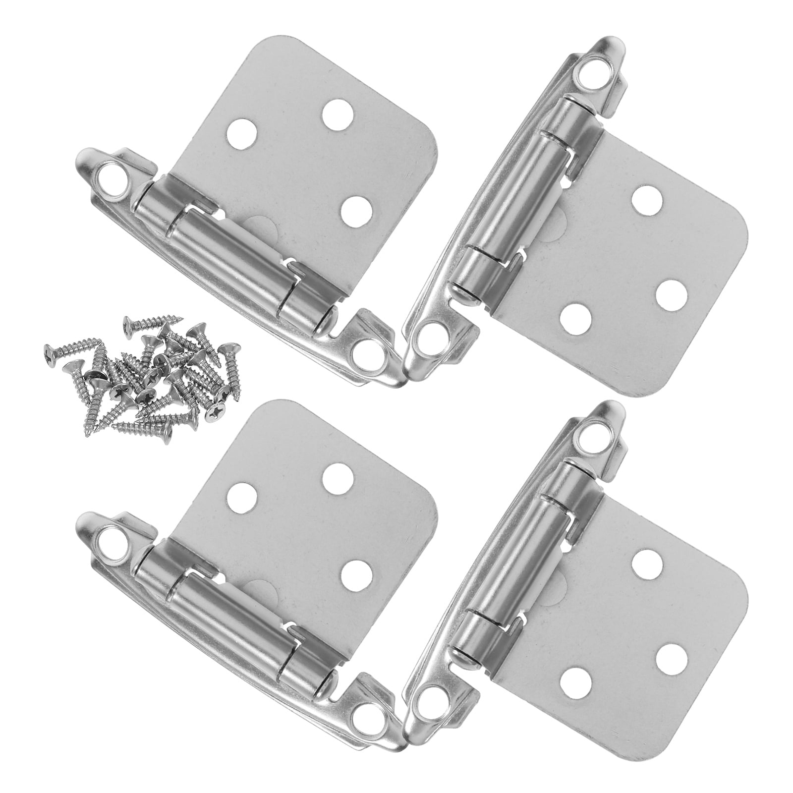 MLINS 4pcs Heavy Duty Spring Loaded Cabinet Hinges Self Closing Multi ...