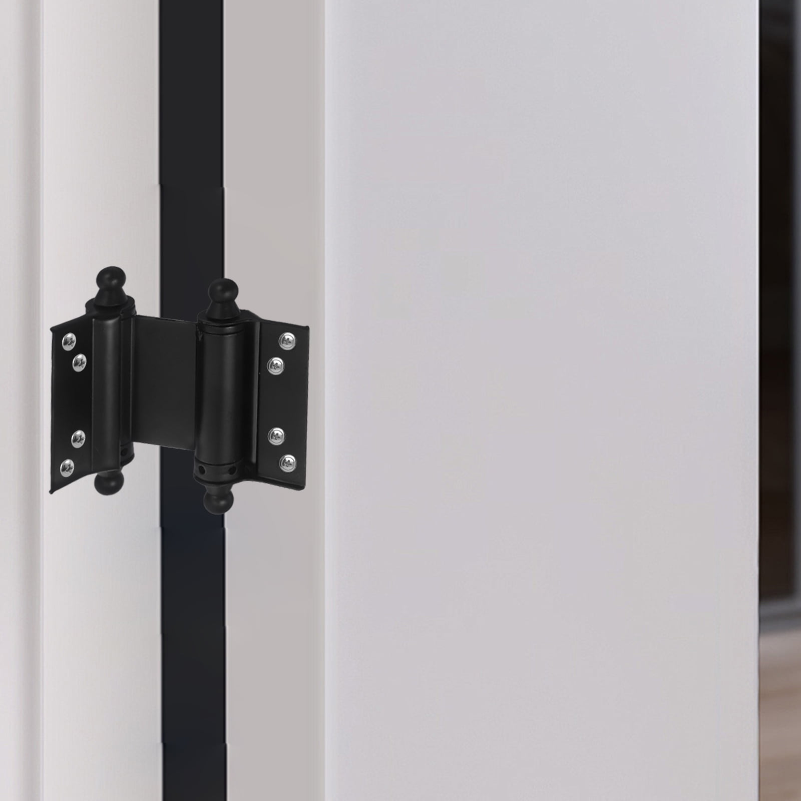 MLINS 4pcs Heavy Duty Stainless Steel Double Spring Hinges for Doors ...