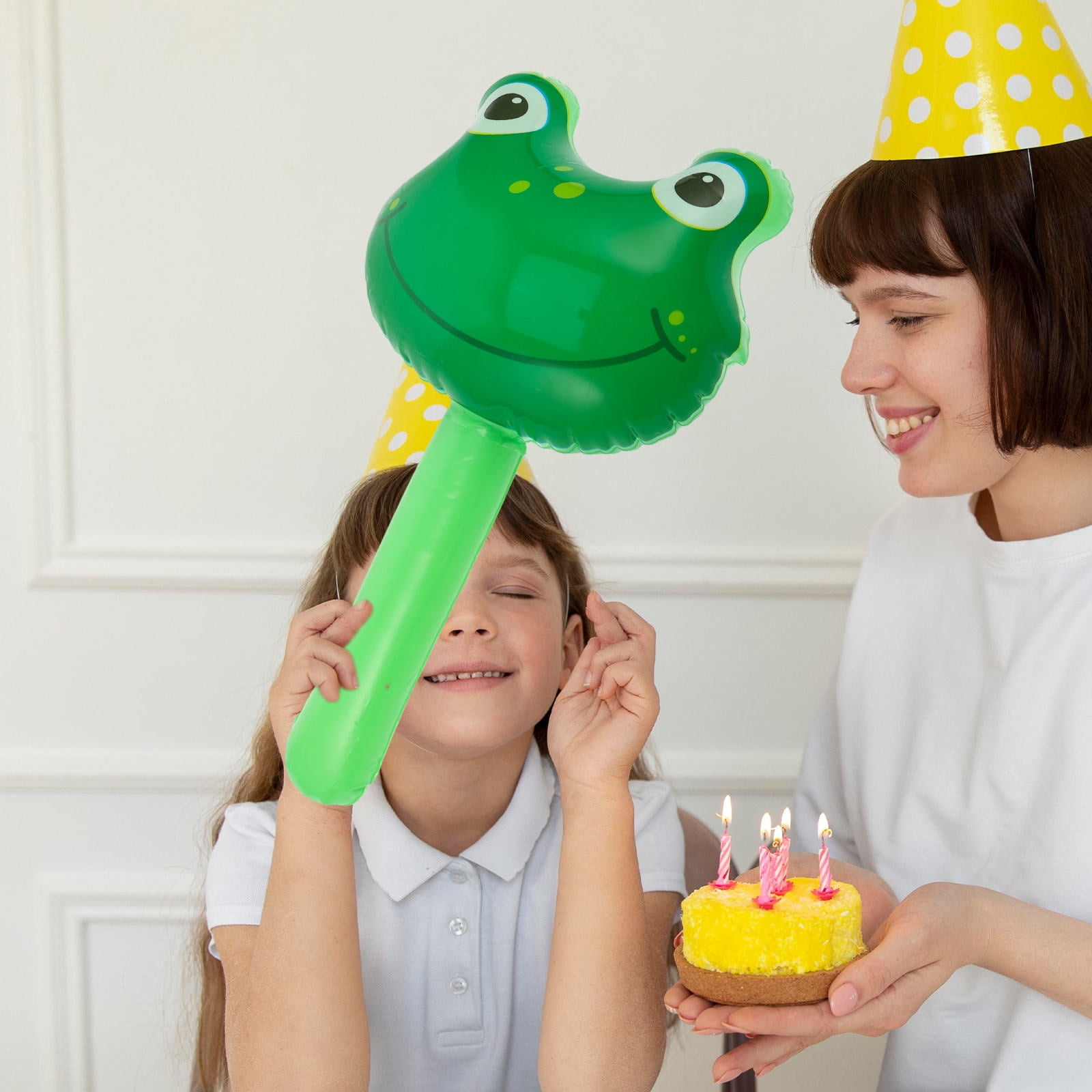 MLINS 4pcs Inflatable Animals Stick with Sound Cartoon Frog Shaped ...