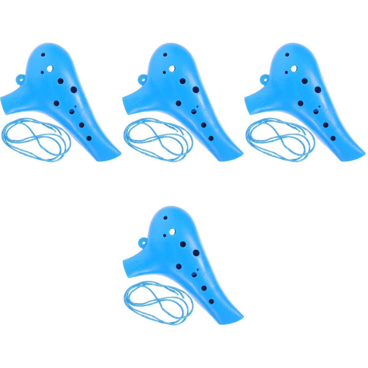MLINS 4pcs Kids Ocarina Professional Ocarina Portable Beginner 12-hole ...
