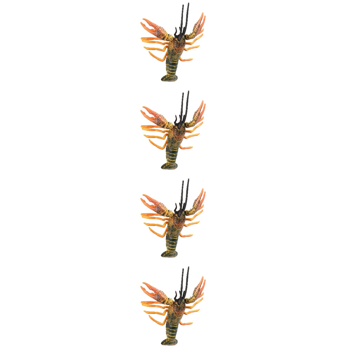 MLINS 4pcs Lobster Rubber Lobster Lobster Shape Simulation Marine Model ...