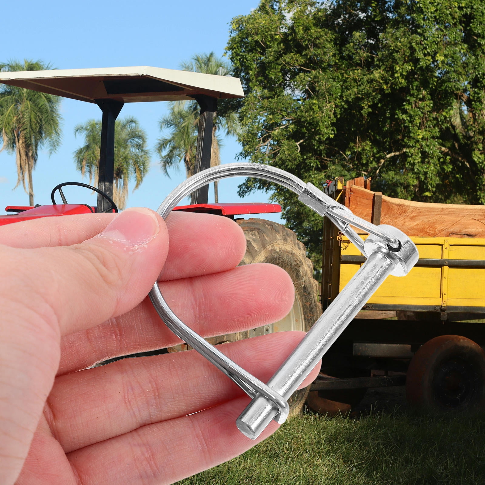 MLINS 4pcs Locking Pin Heavy Duty Trailer Coupler Pin Round Wire ...