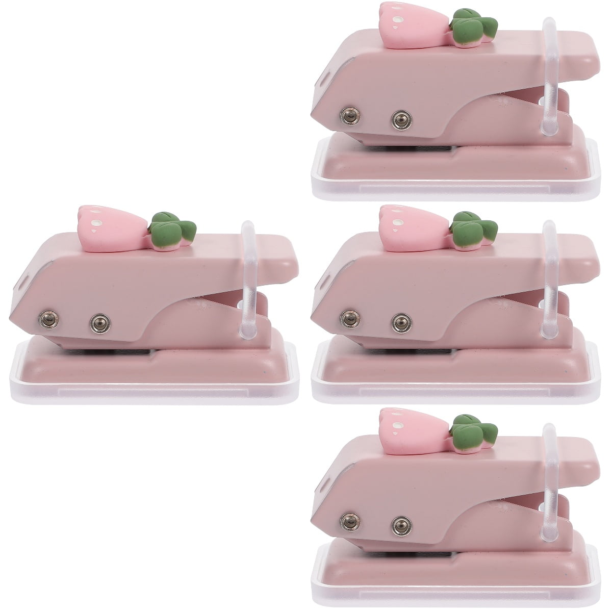 MLINS 4pcs Manual Paper Single Hole Puncher Reusable Paper Hole Punch ...