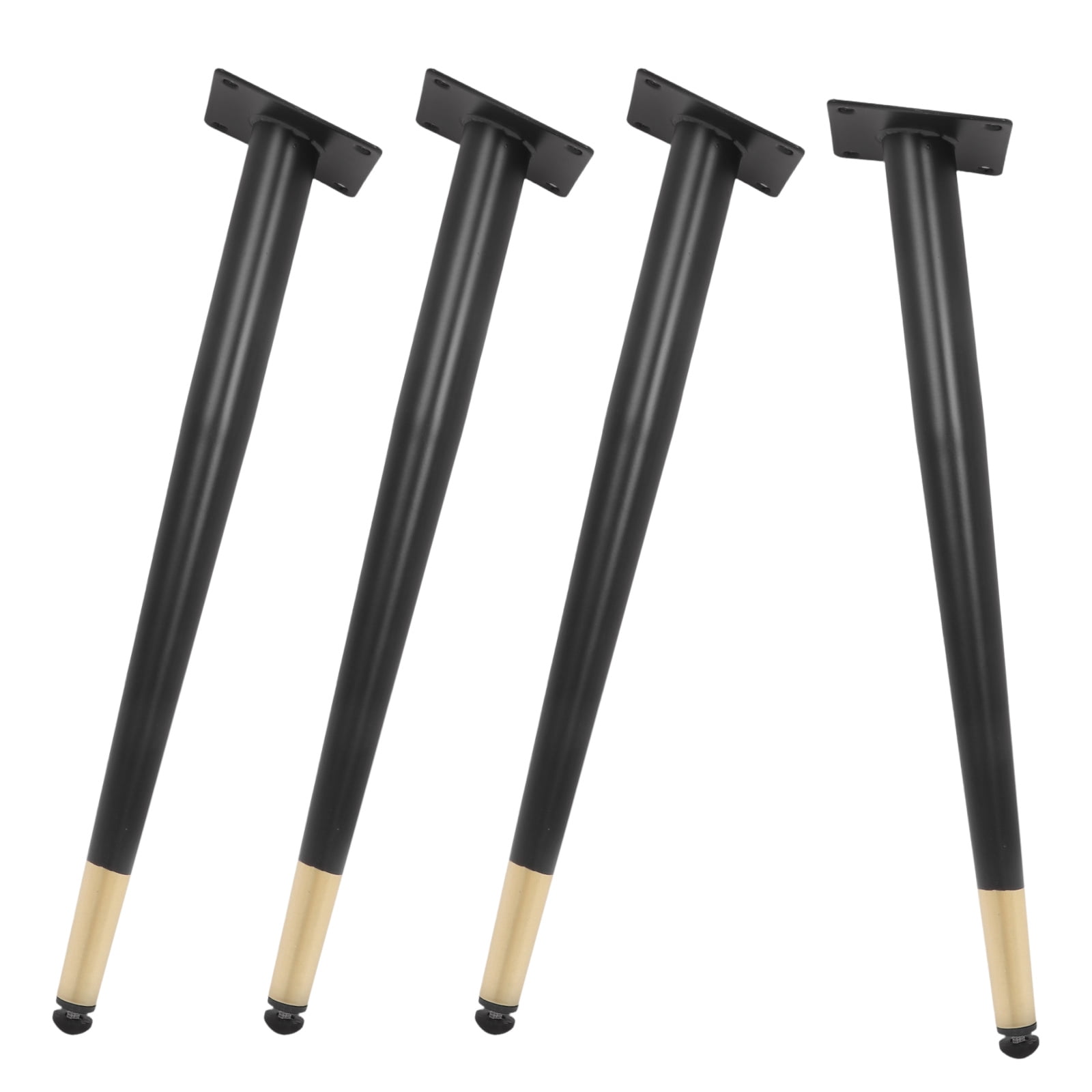 MLINS 4pcs Metal Furniture Legs Tapered Heavy Duty Table Legs For Desk ...