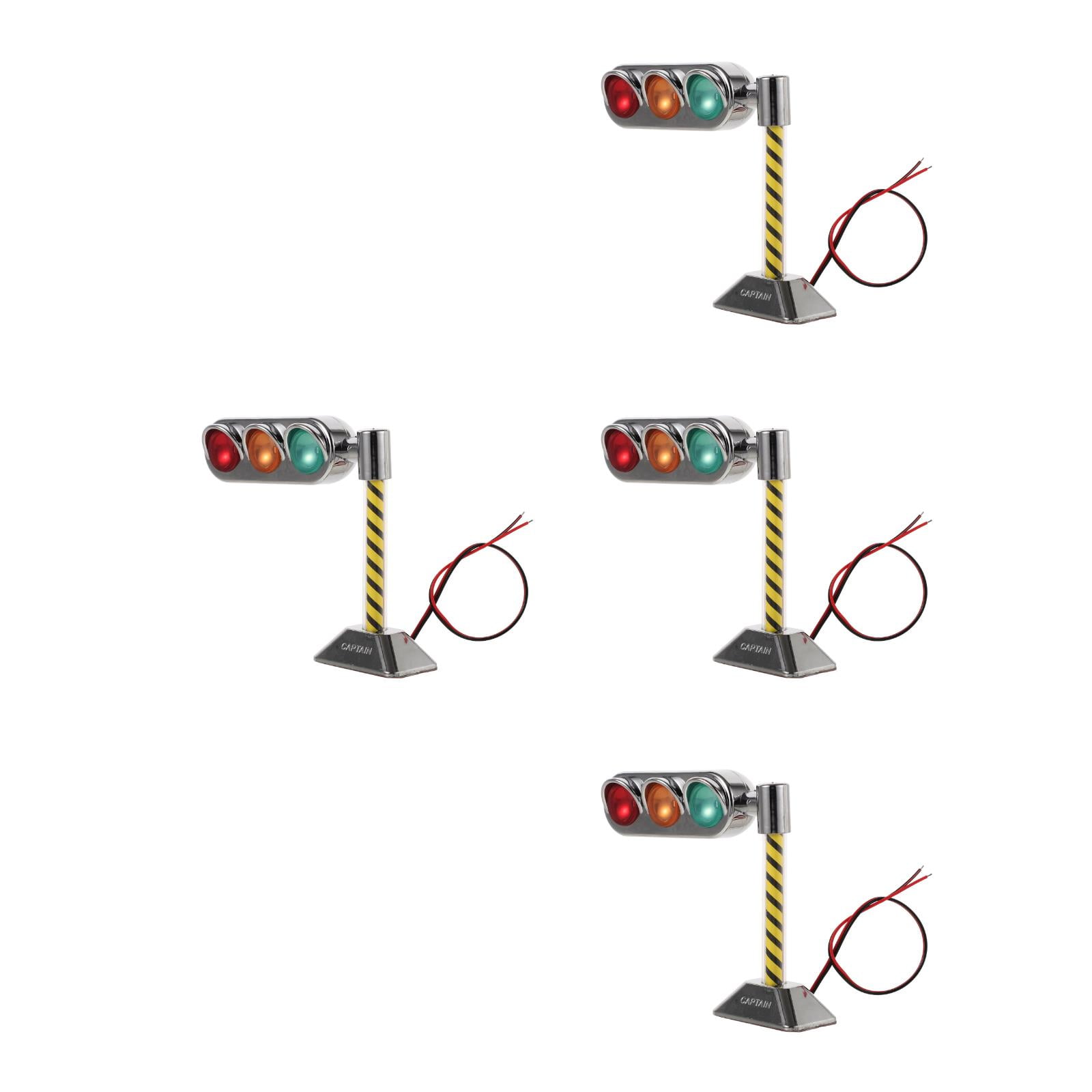 MLINS 4pcs Miniature Traffic Signal Lamp for Car Interior Decoration ...