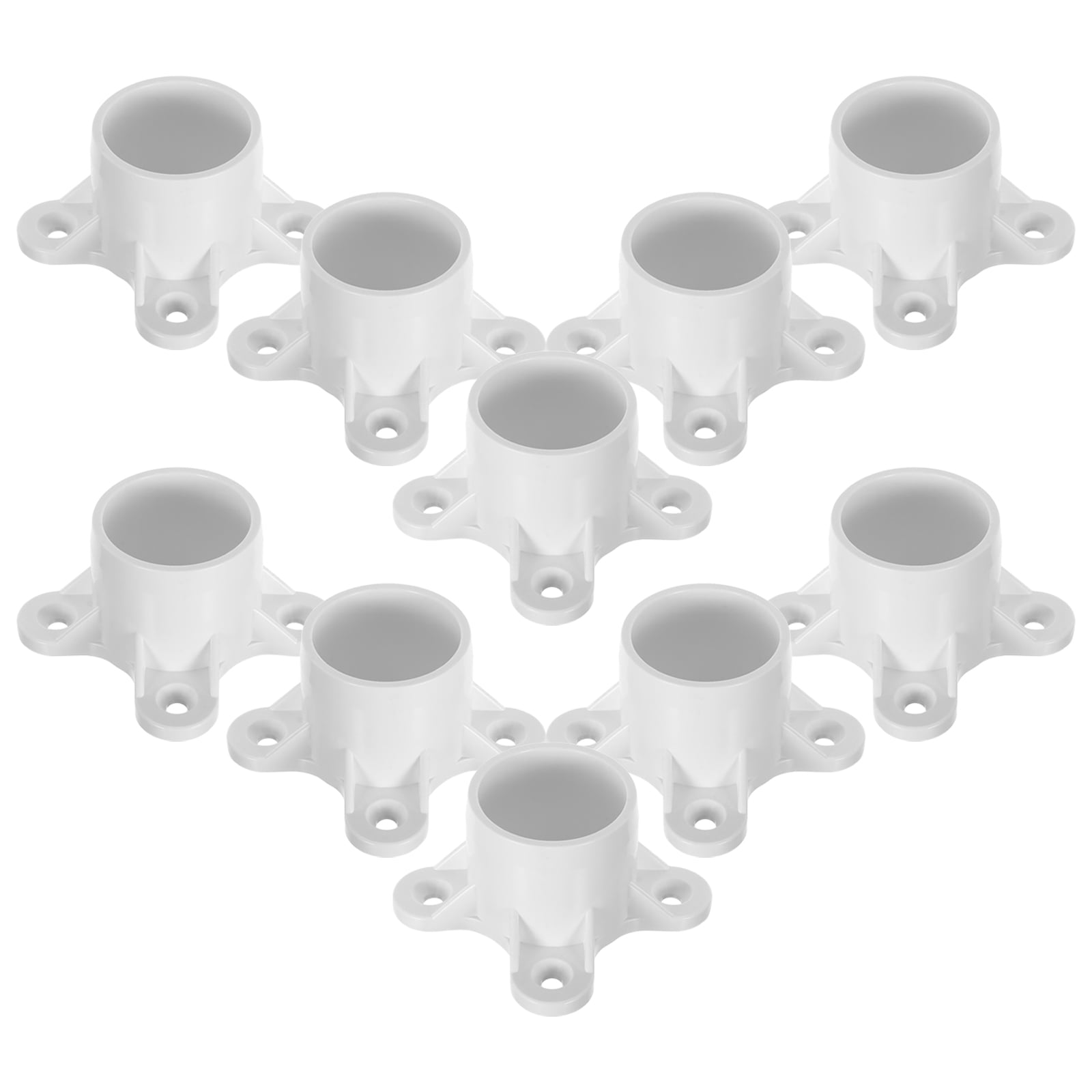 MLINS 4pcs PVC Pipe Flange Fitting Pvc Fitting Furniture Pvc Flange Rod ...