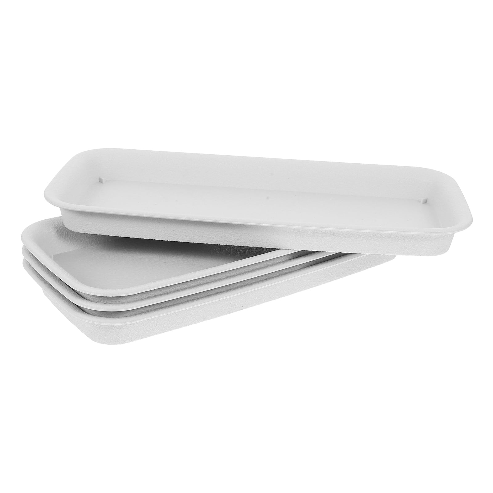 MLINS 4pcs Plant Water Trays Rectangle Plant Saucers Rectangular Plants ...