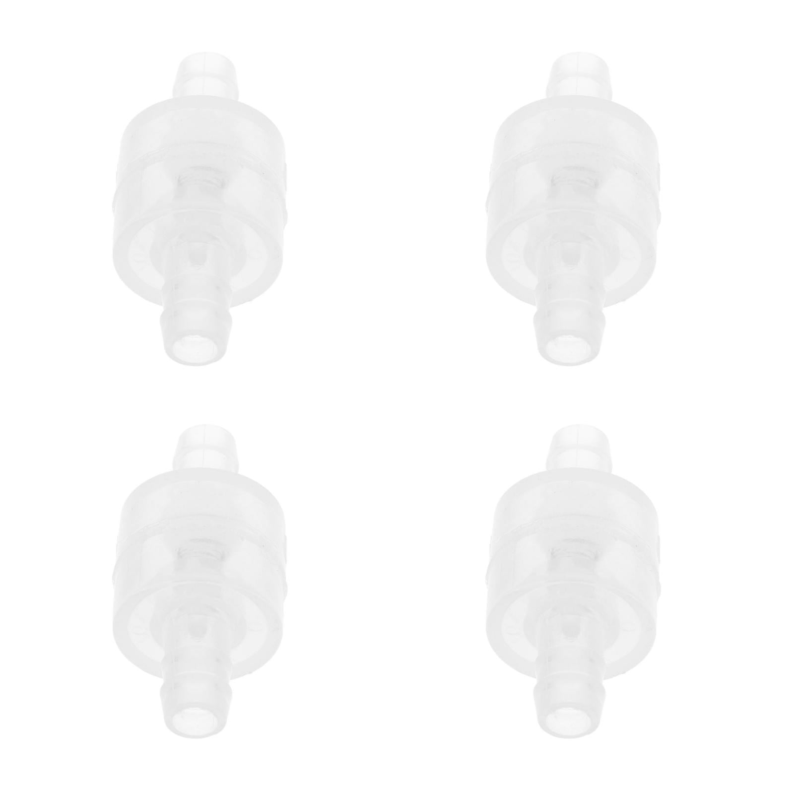 MLINS 4pcs Plastic One-Way Check Valve for Aquarium Air Pump Prevents ...