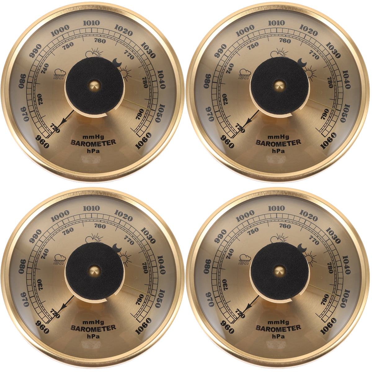 MLINS 4pcs Pointers Type Barometer Barometer Adjustable Insert ...