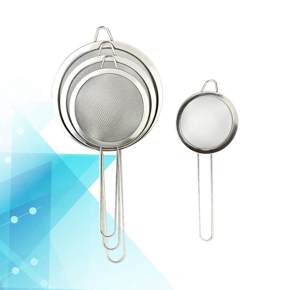 AURARMLET Oil Strainer Spoon High-density Mesh 4Pcs Professional Chefs ...