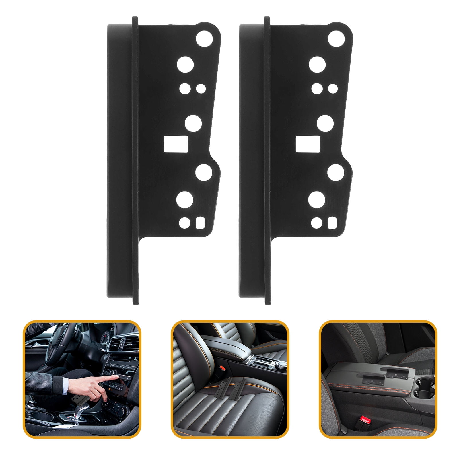 MLINS 4pcs Radio Dash Mounting Bezel Stereo Radio Mounting Trim Bezel ...