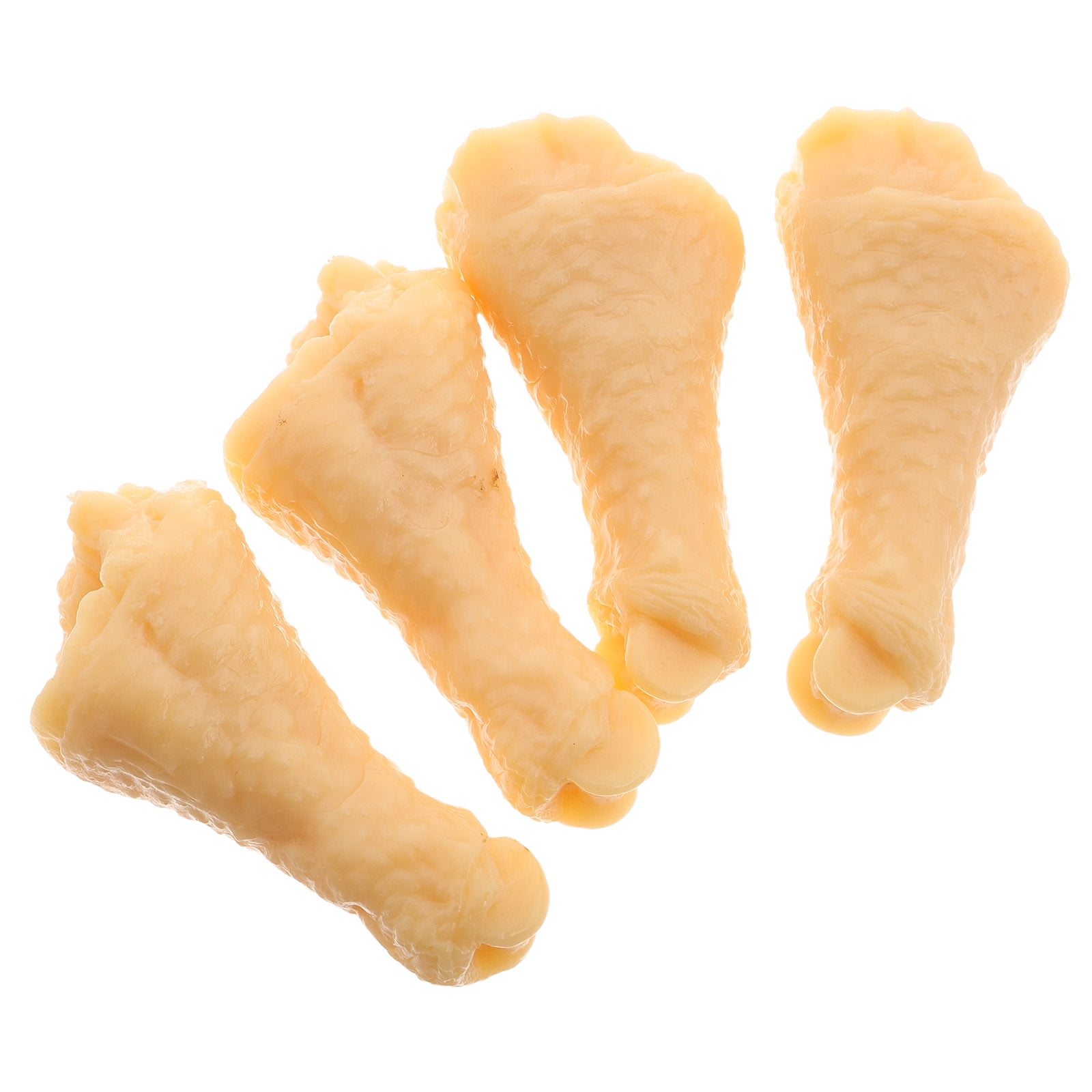 MLINS 4pcs Realistic Fake Chicken Legs, Simulation Food Chicken Leg ...