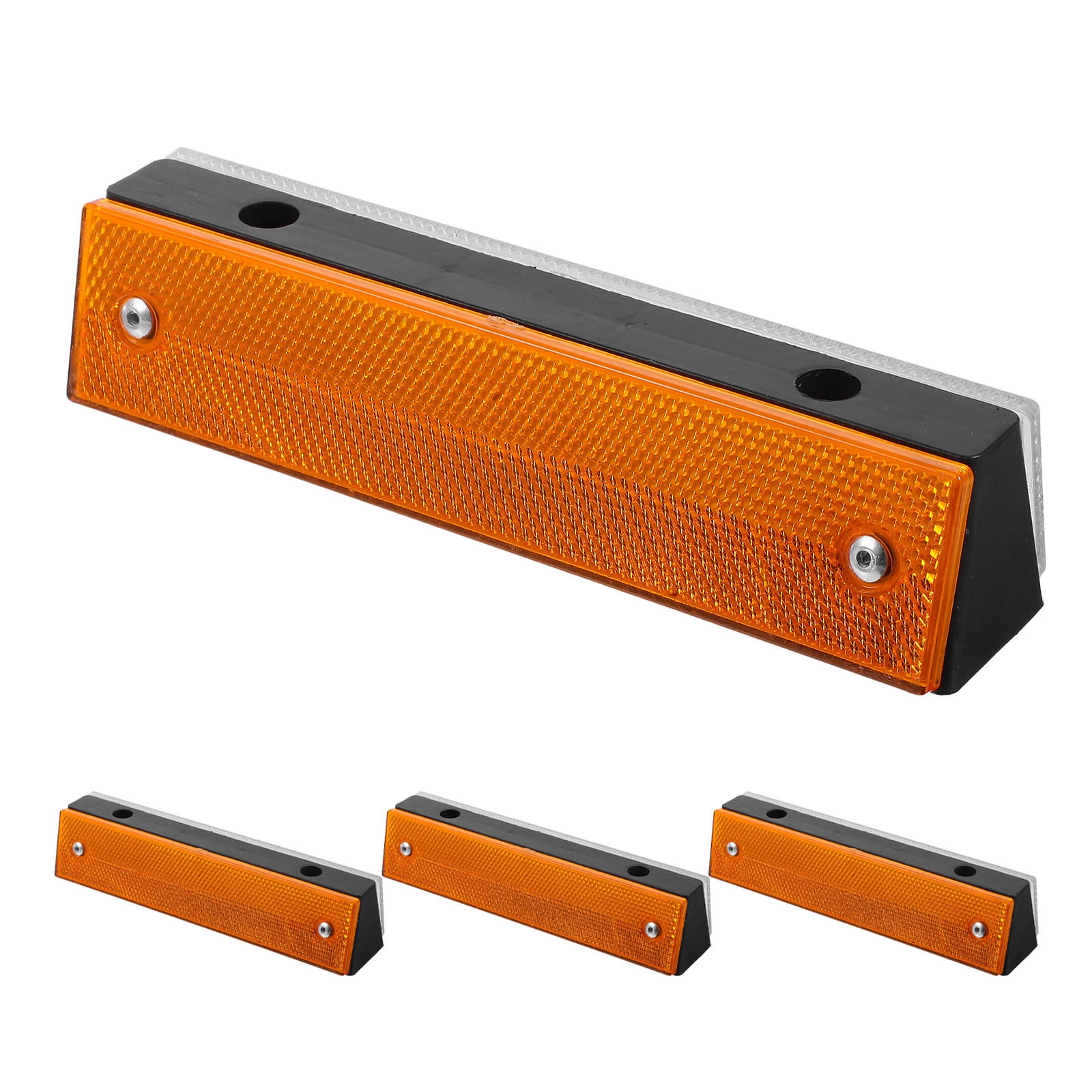 MLINS 4pcs Rectangular Reflective Markers Traffic Safety Road ...