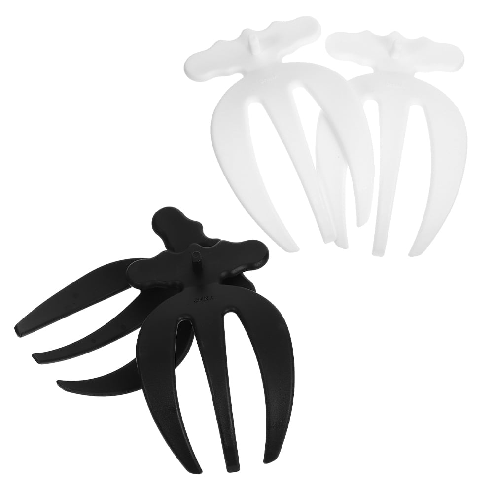 MLINS 4pcs Reusable Forks Plastic Food Claws for Tossing and Serving ...