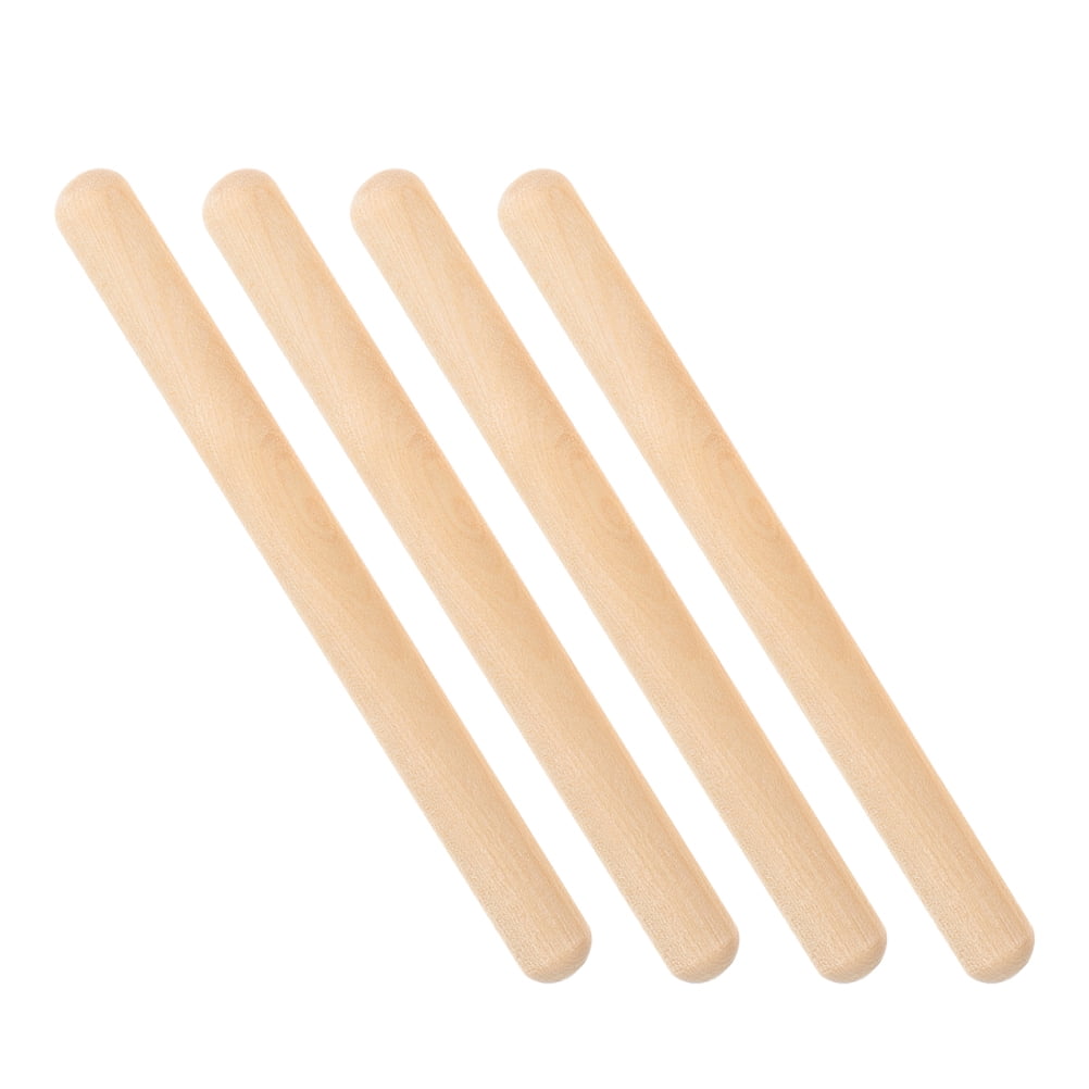 MLINS 4pcs Rhythm Sticks Wood Percussion Instrument Sticks Portable ...