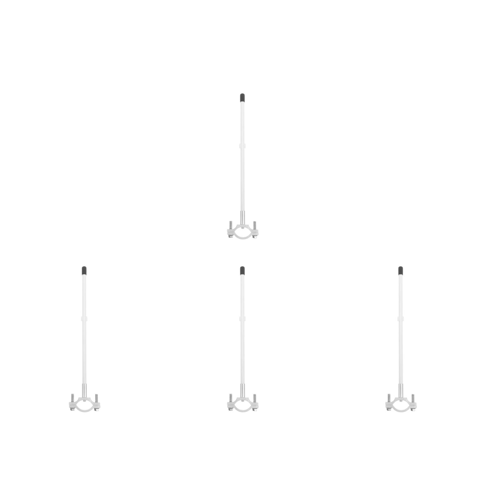 MLINS 4pcs Riding Flag Pole Bike Flag Mount Stainless Steel Handlebar ...