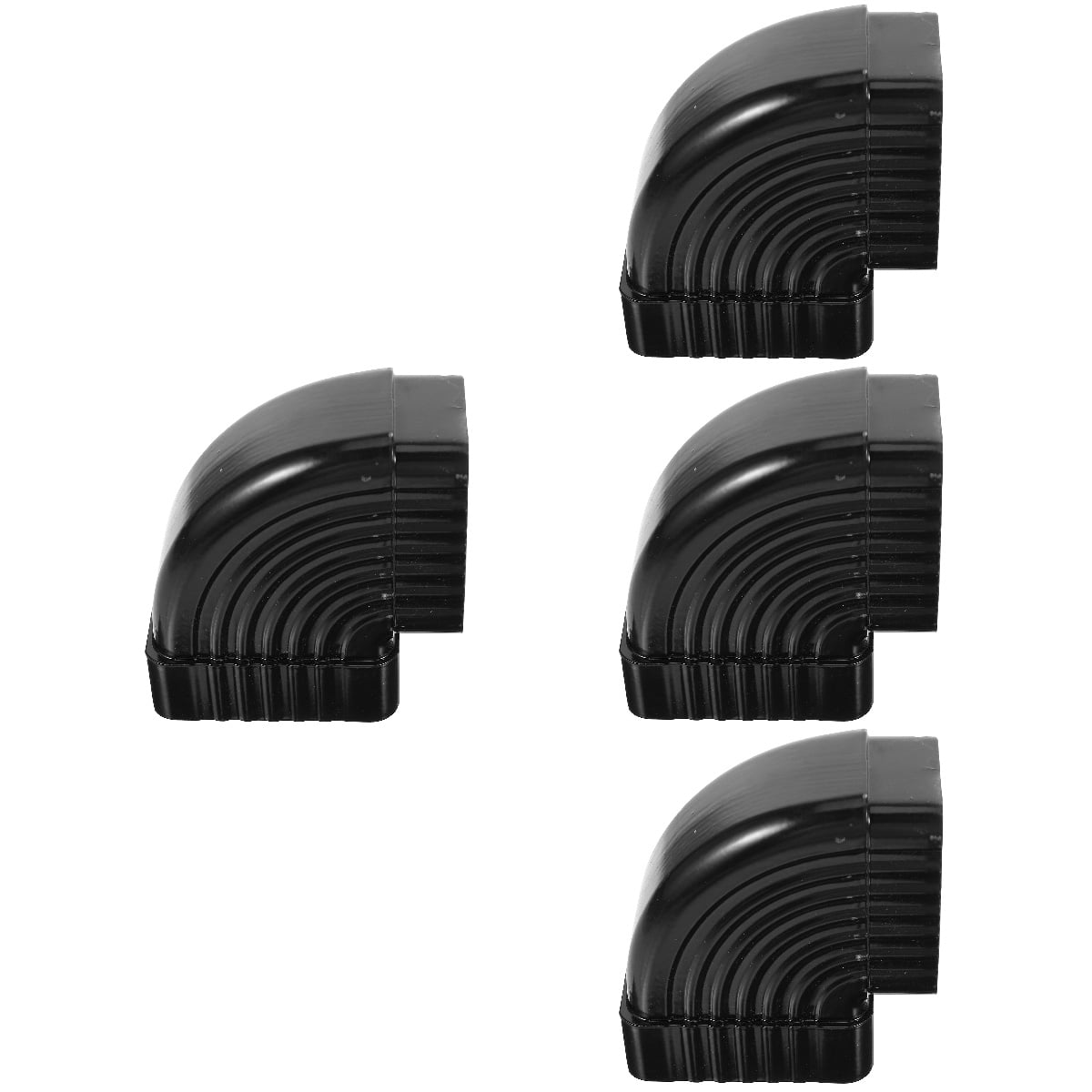 MLINS 4pcs Right Angle Downspout Fitting Metal Rain Downspout Elbow ...