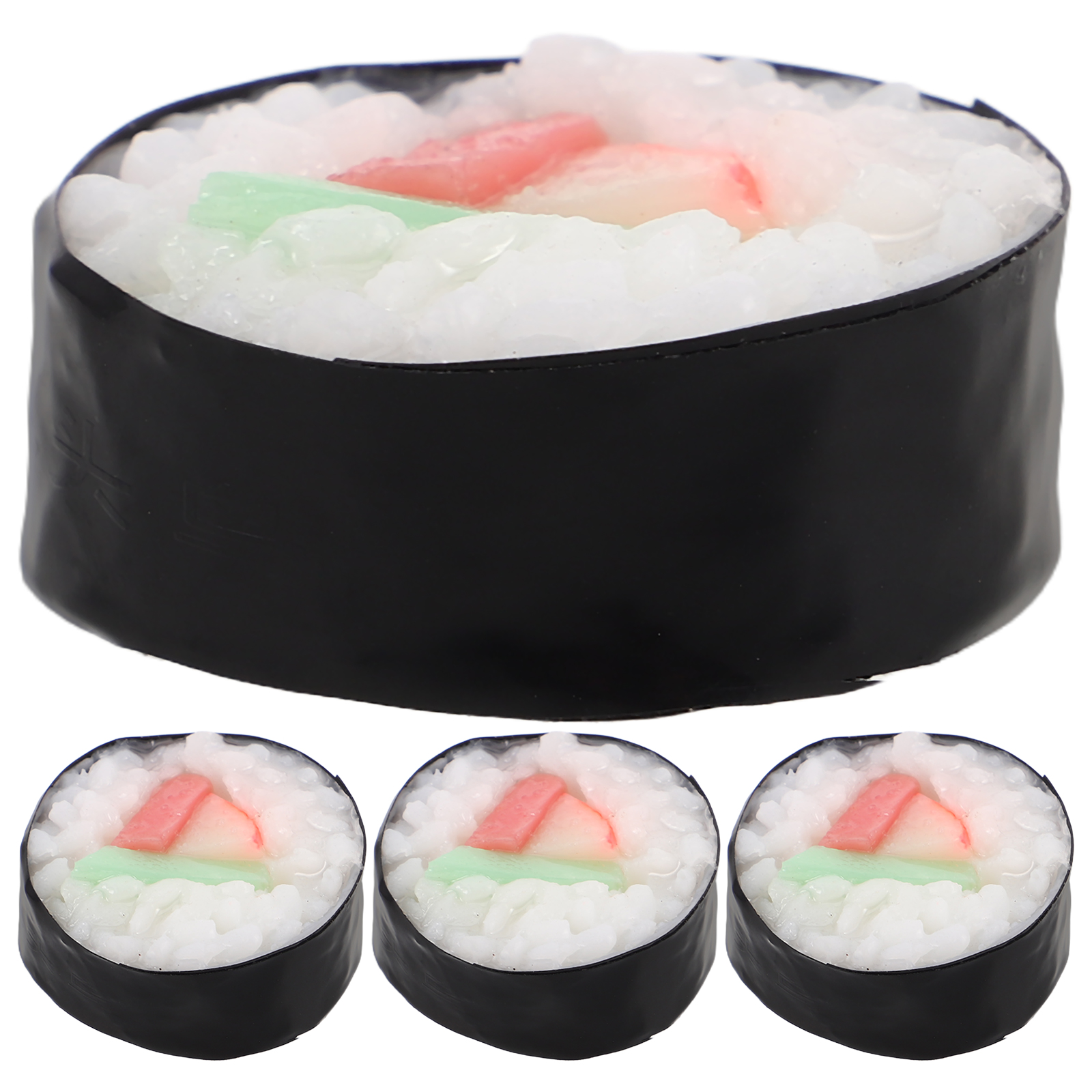 MLINS Realistic Sushi rice Ball Models for Decor Made of Safe PVC ...