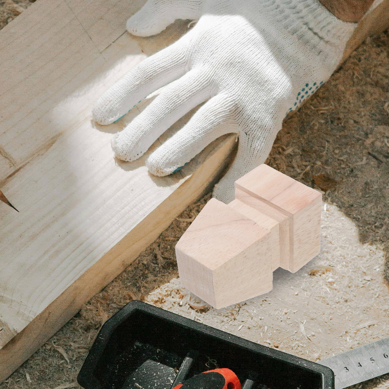 MLINS 4pcs Small Table Legs Chair Legs Wooden Furniture Legs ...