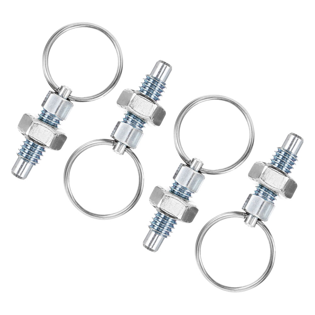 MLINS 4pcs Spring Plunger Indexing Pin Spring Loaded Plunger with Pull ...
