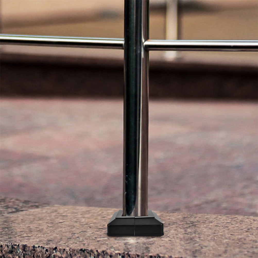 MLINS 4pcs Square Tubing End Caps Plastic Post Covers For Decks And ...