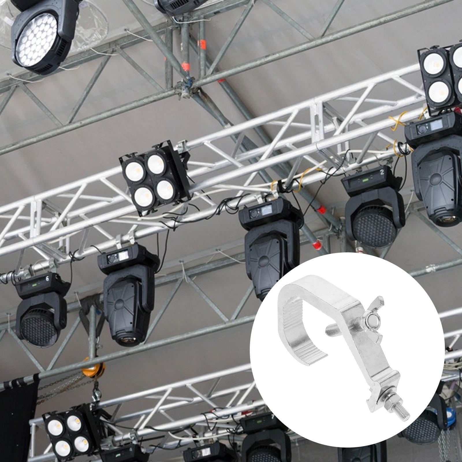 MLINS 4pcs Stage Light Clamp Hooks Metal Truss Clamps Truss Clamp Stage ...