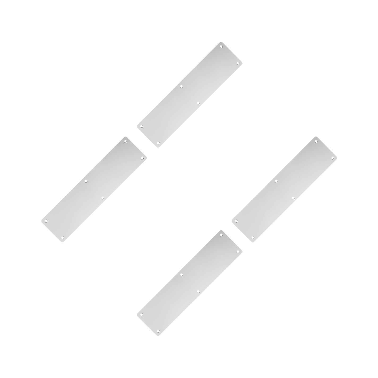 MLINS 4pcs Stainless Steel Push Plate Replacement Door Push Plate ...