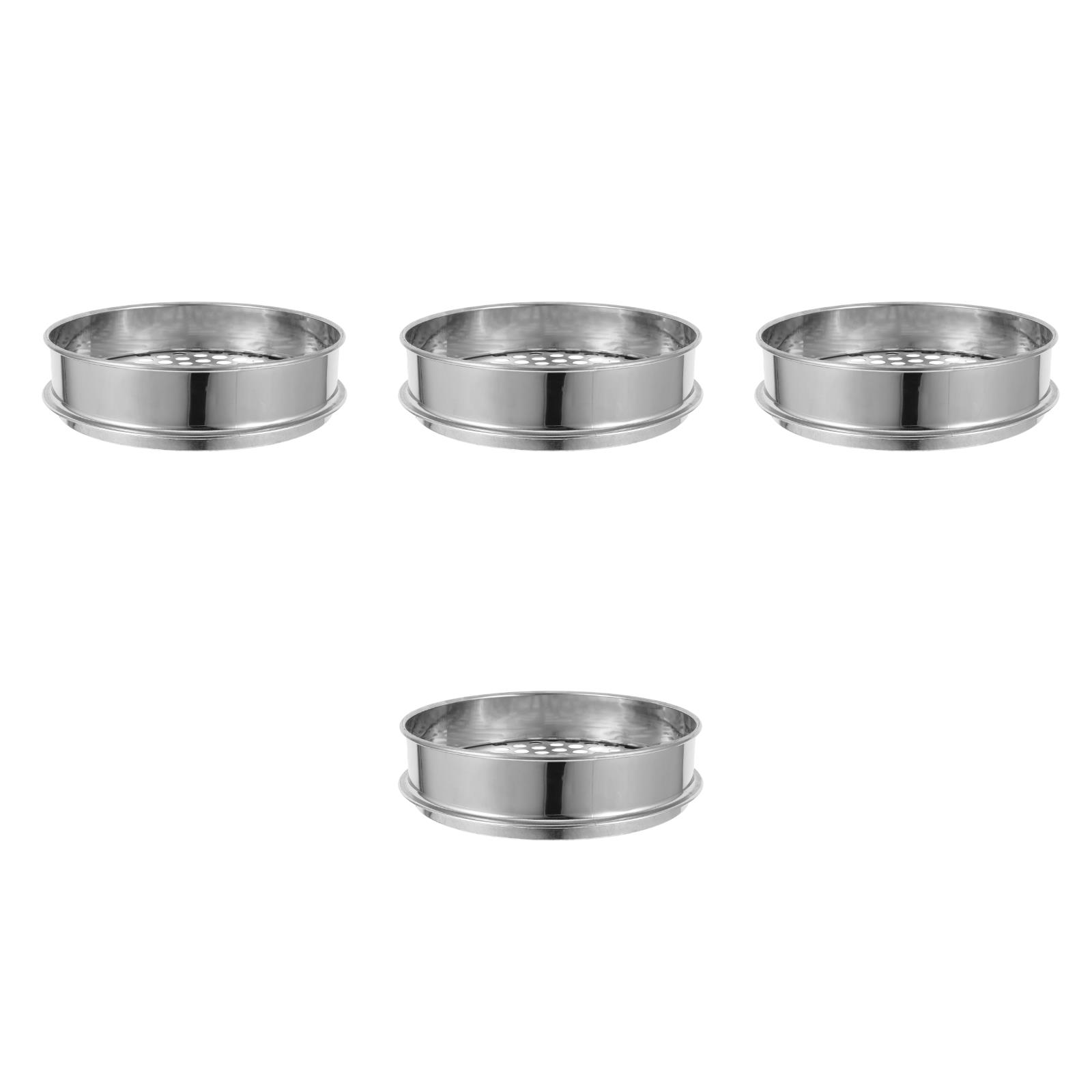 MLINS 4pcs Stainless Steel Soil Sieve For Filtering Soil Sand And Rocks ...