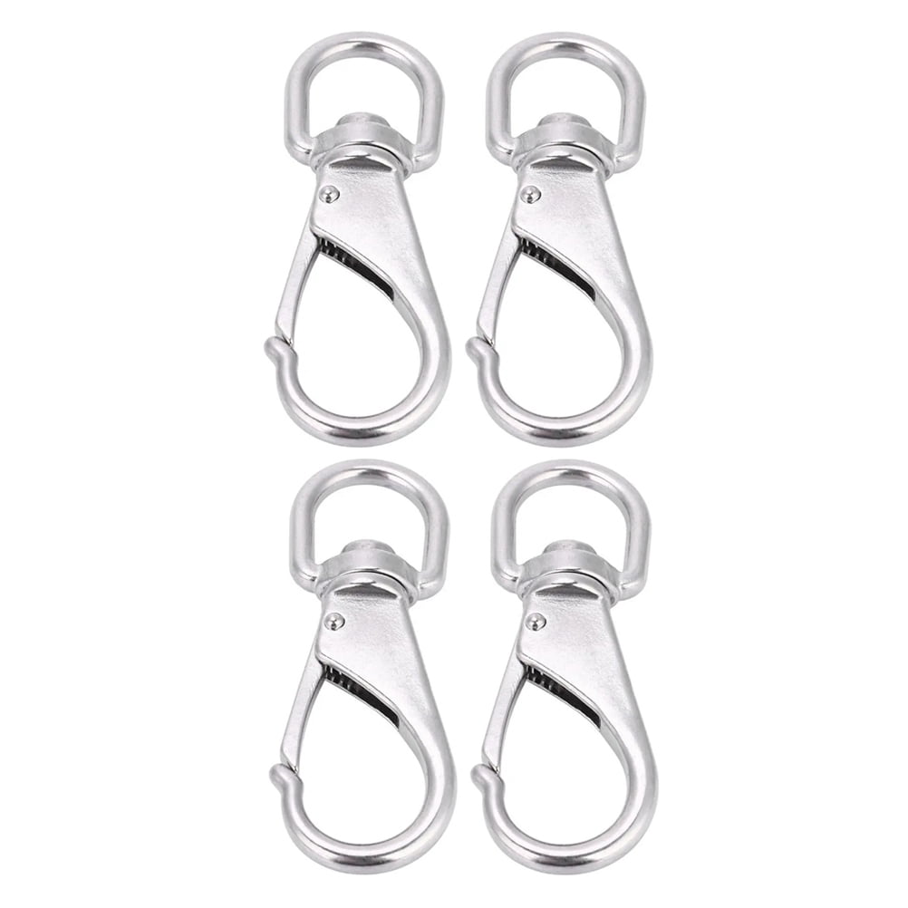 MLINS 4pcs Stainless Steel Swivel Eye Snap Hooks for Flagpole Heavy ...
