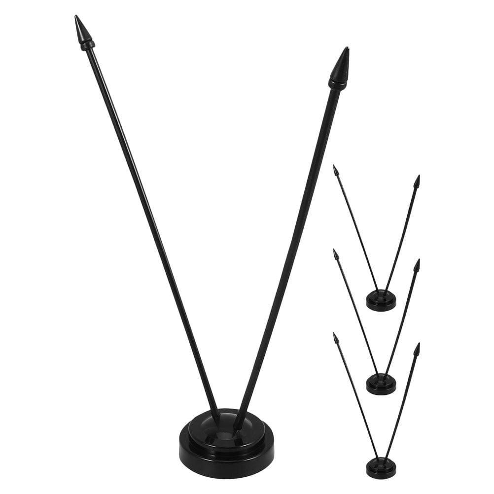 MLINS 4pcs Table Flag Stand Desk Flag Holder Flag Pole Holders Flag ...