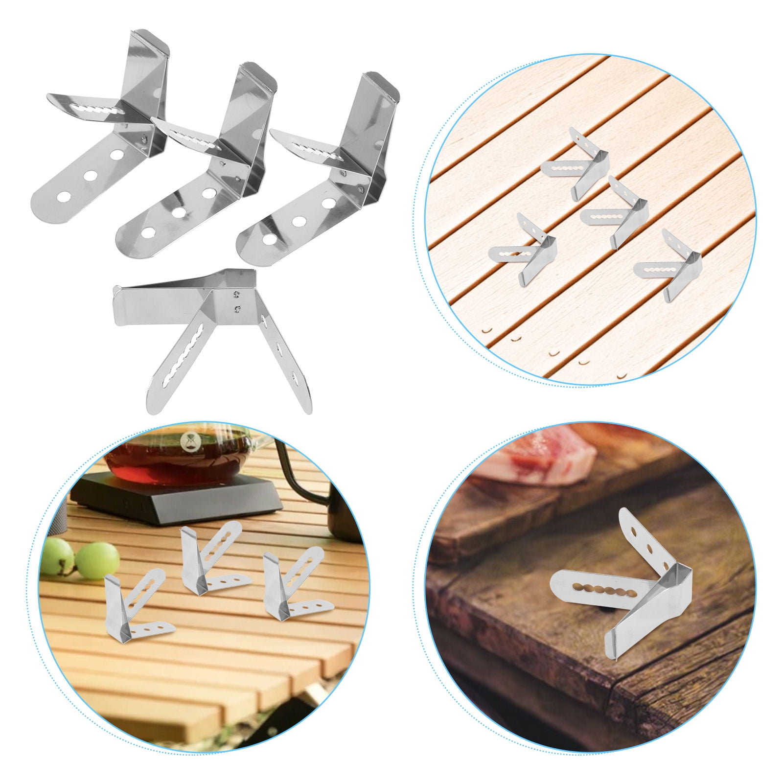 MLINS 4pcs Thermometer Probe Holder clips Stainless Steel Thermometer ...