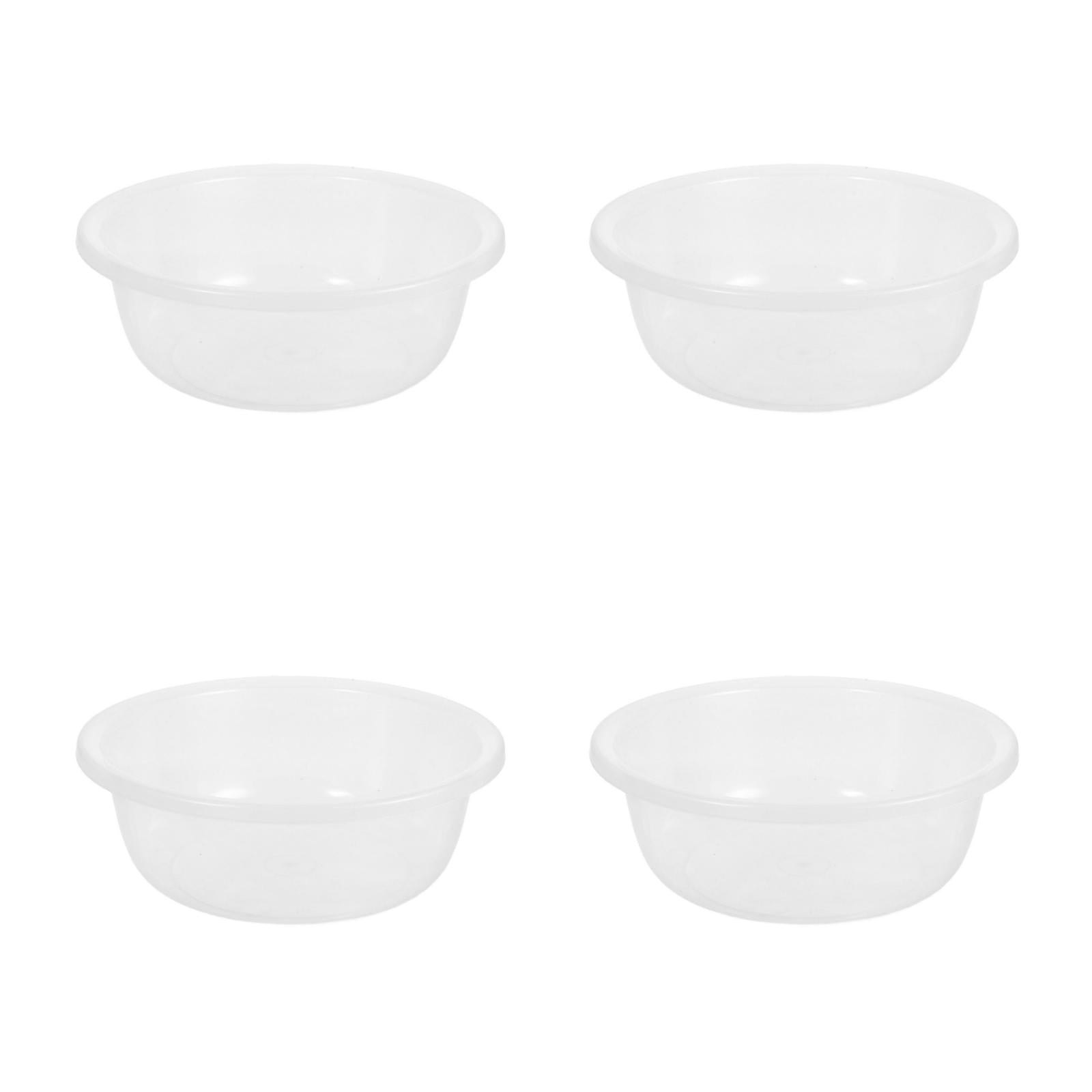MLINS 4pcs Transparent Foot Spa Basin for Soaking Feet Kids Clear Face ...