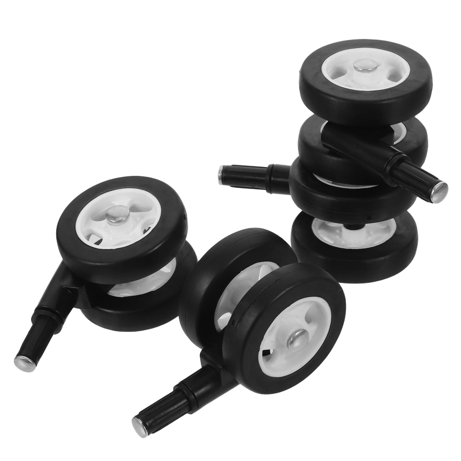 MLINS 4pcs Universal , Silent Stroller Wheel Replacement Easy to ...